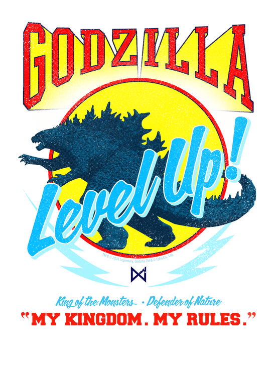 Godzilla x Kong: The New Empire Godzilla Level Up Tee