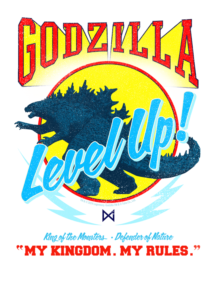 Godzilla x Kong: The New Empire Godzilla Level Up Tee